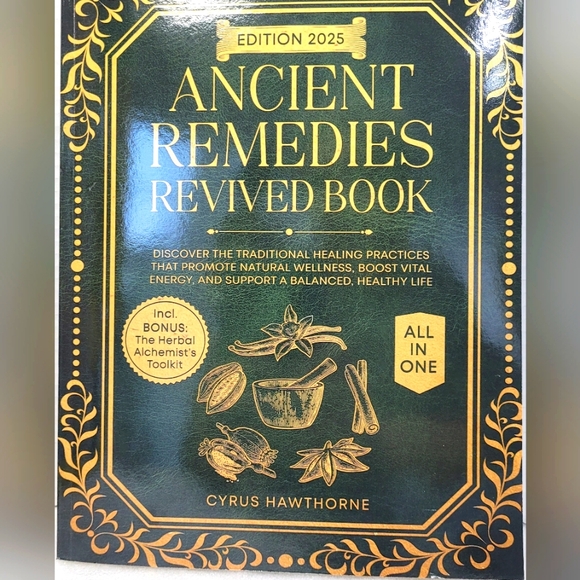healing | Accents | Ancient Remedies Revived Book Paper Back 225 | Poshmark